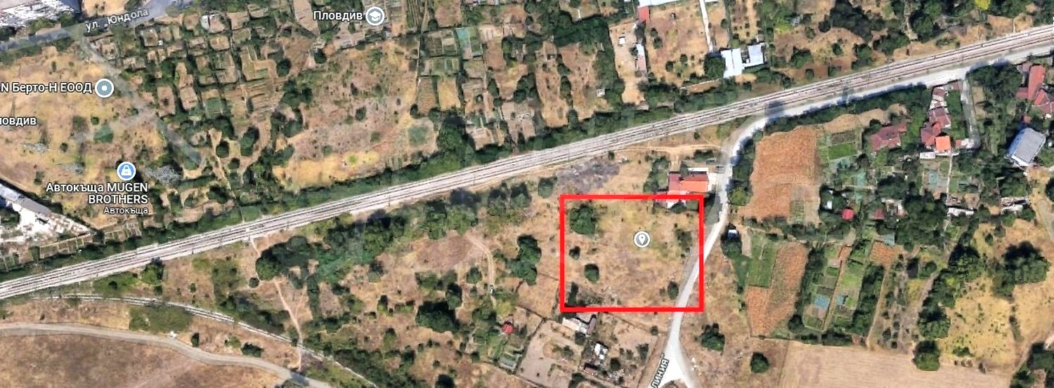 Regulated plot for sale 9447.00sq. m in Zapaden, Plovdiv, Bulgaria ...